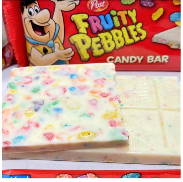 Frankford Fruity Pebbles White Chocolate Candy Bar – Crispy Fruity Peb ...