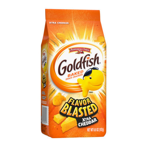 Pepperidge Farm Goldfish Xtra Cheddar – Bold Baked Cheese Snack ...