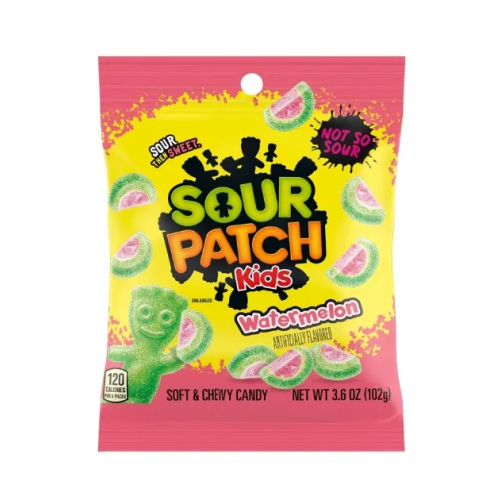 Sour Patch Kids Watermelon (102 g) – Sour Then Sweet Juicy Watermelon ...