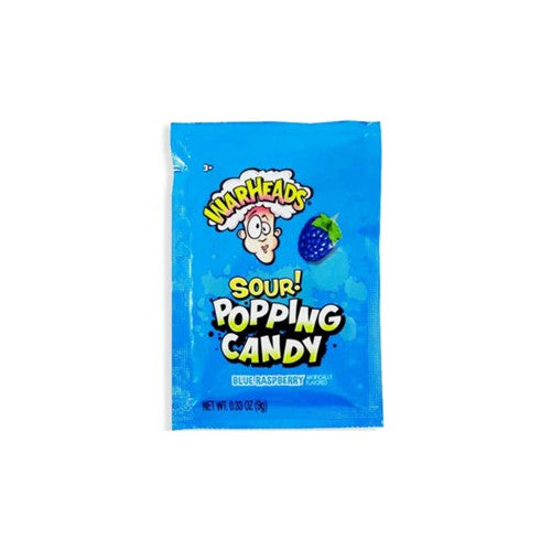 Warheads Popping Candy – Sour Blue Raspberry Flavor 9g – EastWestGrocer