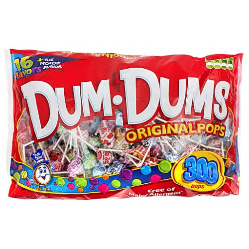 Dum Dums Original Pops – 300-Piece Assorted Flavours Bag (1.45 kg) | A ...