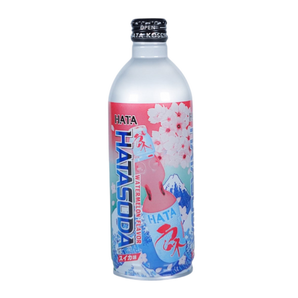 Hata Hata Soda Watermelon – 500ml (Japanese Soda), Sweet & Refreshing ...