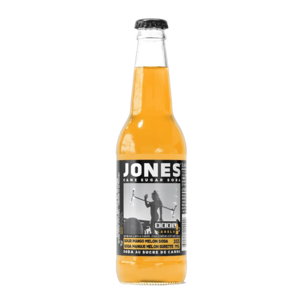 Jones Soda Sour Mango Melon – Tropical & Tangy Soda (355ml ...