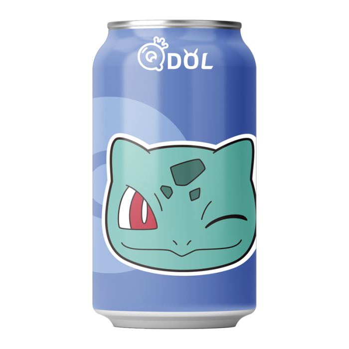QDOL Pokemon Grape Flavor Sparkling Water (Bulbasaur) - 330ml ...